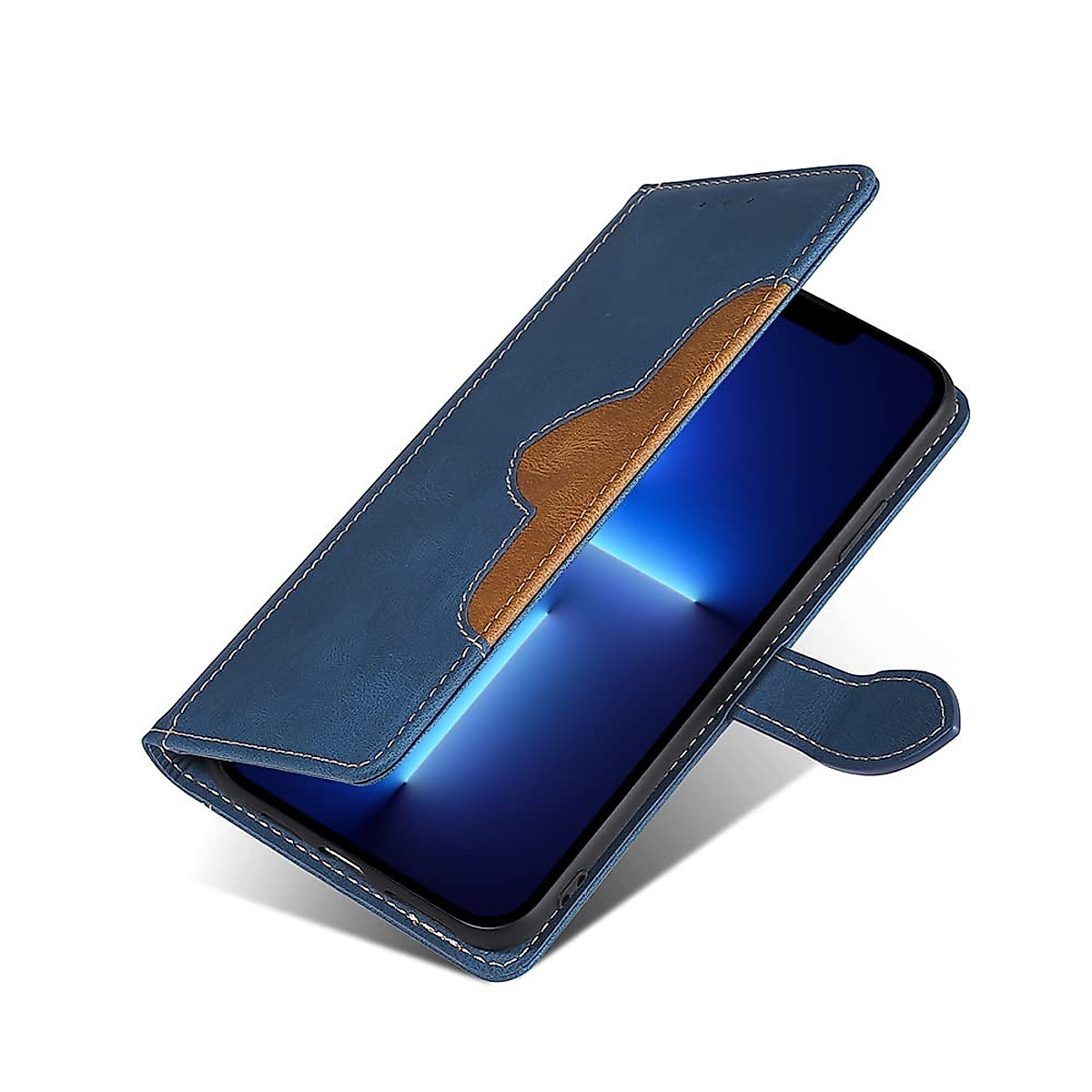 Fansipro Phone Cover Wallet Folio Case for Samsung Galaxy S9 Plus, Premium PU Leather Slim Fit Cover for Galaxy S9 Plus, 2 Card Slots, Easy Carry, Blue