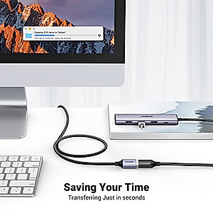 UGREEN 2 Pack USB Extension Cable, (3 FT+ 3 FT) USB Extender USB 3.0 Extension Cable Nylon Braided Compatible with Webcam, Camera, Phone, USB hub, Mouse, Keyboard, Printer, Hard Drive, Headset, Xbox