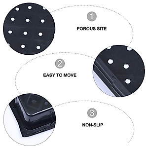 Cabilock 5Pcs Tray Plant Starter Tray Plastic Plants Garden Propagator Tray Plastic Propagation Tray Plastic Growing Tray Plastic Pallet Plastic Germination Tray Dome Sprout Plate