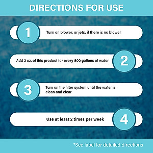 MAV AquaDoc Spa Clarifier & Hot Tub Clarifier for Fast Acting Cloudy Water Treatment, The Spa Clarifier Hot Tub Owners Love, Use Our Hot Tub Water Clarifier to Keep Your Spa Clear & Balanced - 32oz