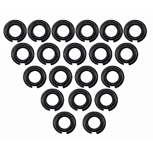 3/8" Impact Retaining Ring Clip Square Drive Socket Retainer Ring with O-Ring Fits for Milwaukee Type Impact Wrenches（20Sets）