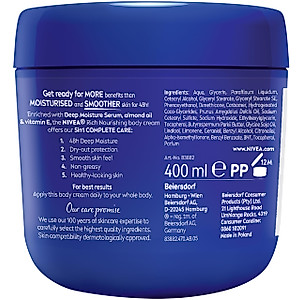 Nivea Rich Nourishing Body Cream Dry Skin Almond Oil 400 ml