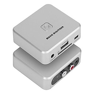 Multifunctional Audio Capture Box MP3 Digitizer Portable Music Digitizer with Remote Control Support SD Card U Disk
