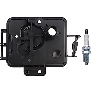 Hippotech 595663 Air Filter Base, 595660 Air Cleaner Cover & 799579 Air Cleaner Foam Filter Replacement for Briggs Stratton 450E 500E 550E 550Ex Engine Lawn Mower