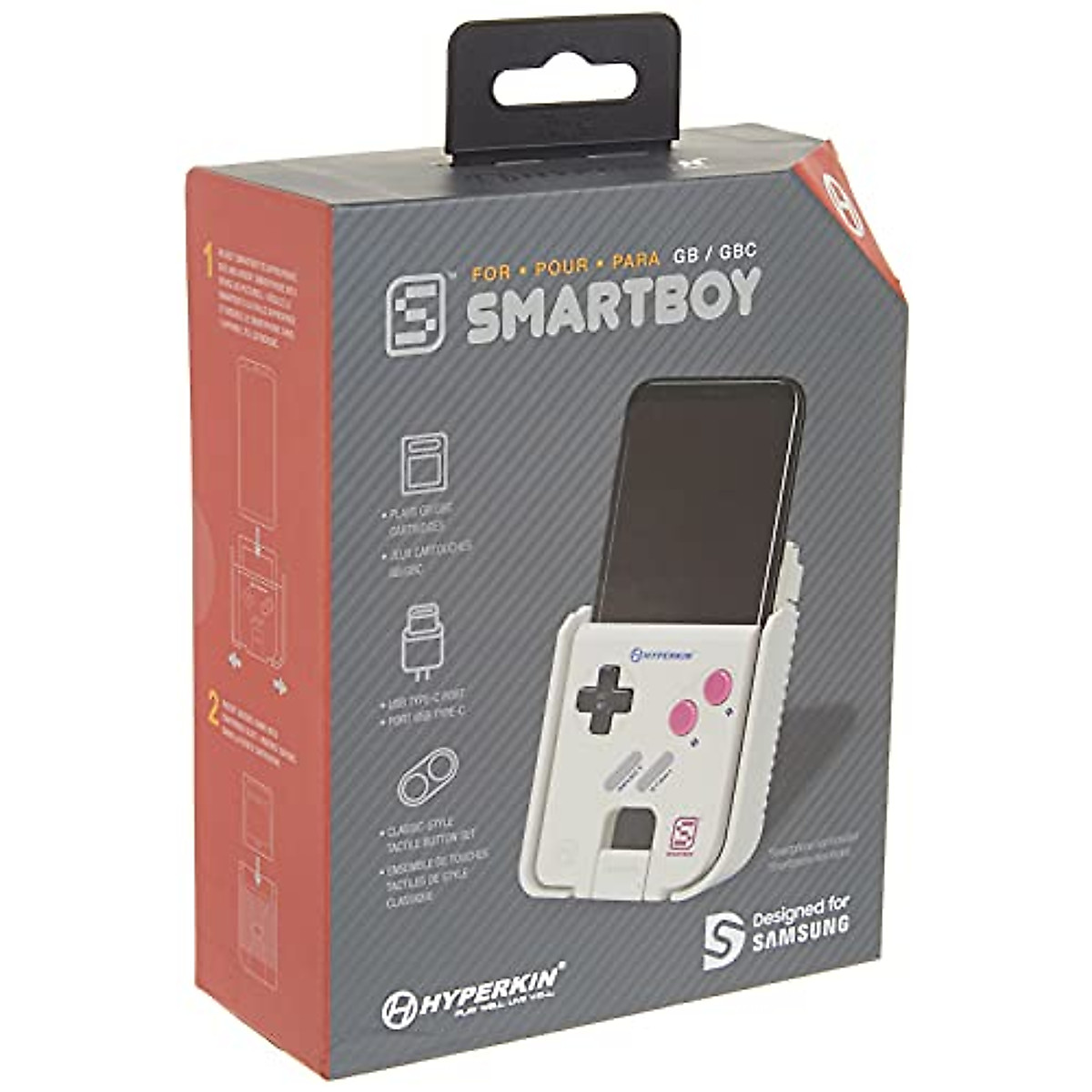 Hyperkin SmartBoy Mobile Device for Game Boy/ Game Boy Color (Android USB Type-C Version)