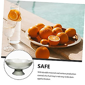 Hoement Stewed Fruit Bowl trifle bowl plastic serving platter fruit serving tray footed fruit tray footed serving tray dessert dish fruit container tea cup drain tray food the pet pylon