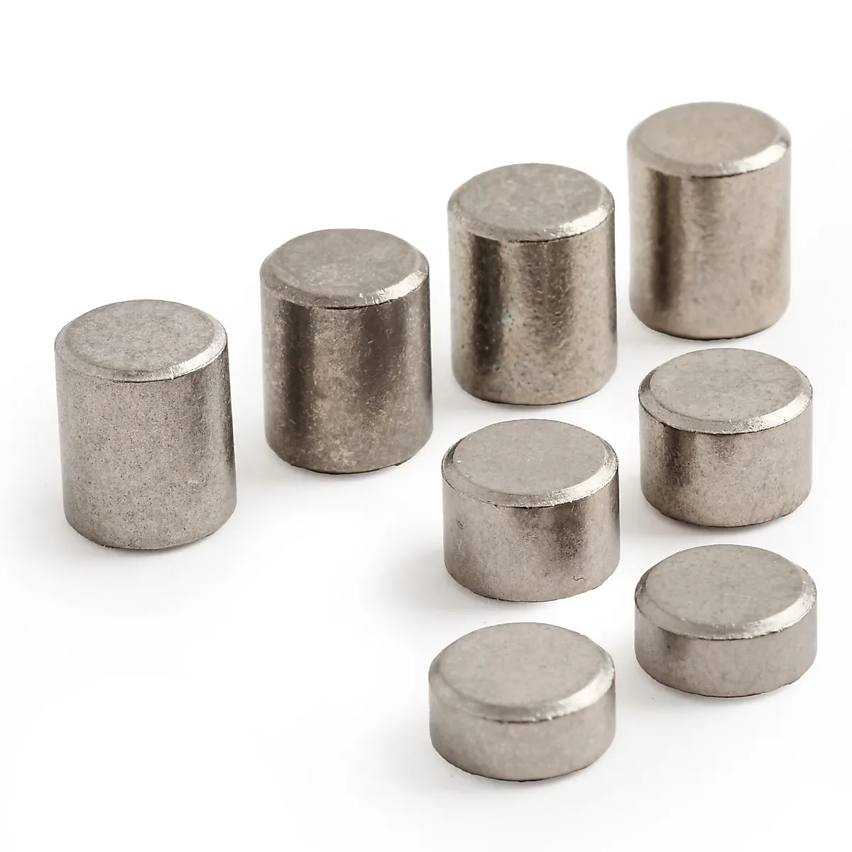 Pinewood Pro Derby Weights Tungsten Weights 3oz, Eight 3/8” Incremental Cylinders to Optimize Car Weight to Make The Fastest Derby Car