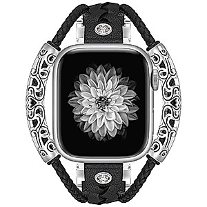 Boho Bracelets Weaving Leather Bands Compatible With Apple Watch 38mm 40mm 41mm 42mm 44mm 45mm 49mm for Women, Posh Leather Bracelets Jewelry Multilayer Wrap Strap for iwatch Series 9, Ultra/Ultra 2, SE 8 7 6 5 4 3 2 1