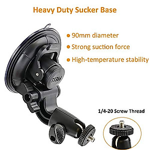 DSLR Scution Cup Mount,Double-Protection-Design with 3M Sticky Pad for Nikon Canon Sony Pentax Olympus KamKorda DURAGADGETDSLR Cameras by WOLEYI