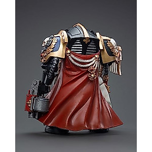 Pipigirl JoyToy Warhammer 40K Space Marine Genuine License 1/18 Soldier, Ultramarines Terminator Chaplain, 4.76 inch Models Space Marines Action Figures Kits (Brother Vanius)