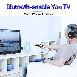 Bluetooth Flight Transmitter, Wireless 5.0 Airplane Airline Airport A2DP Adapter for Bose 700 QC45 QC35,Sony WH-1000XM5,Anker Soundcore Life Q45,Sennheiser Momentum 4,Apple Airpods Pro Max Headphones