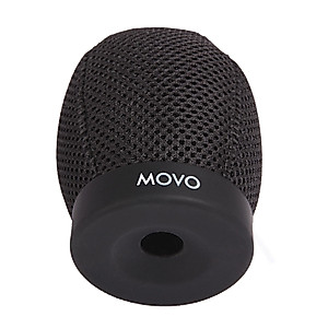 Movo WST120 Professional Premium Quality Ballistic Nylon Windscreen with Acoustic Foam Technology for Shotgun Microphones up to 10cm Long