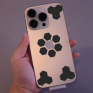 Grips Tape Stickers Compatible with Razer/G Pro Mouse,Hidrate Spark/Ember Bottle,PS5/PS4/Xbox Controller Hexagon Decal Sticker Anti-Slip Pad Multi Purpose Cool DIY Adhesive Strips (Silicone)