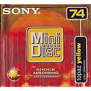 Sony Topaz Yellow Mini Disc Color Collection