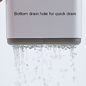 Jaugufiy Kitchen Utensil Holder for Countertop Cutlery Holder Cutlery Drainer Flatware Organizer Utensil Crock Holder Caddy