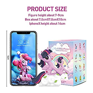 POP MART 12 Boxes Compatible for Hasbro My Little Pony Natural Series Character Popular Collectible Art Toy Hot Toys Cute Figure Creative Gift, for Christmas Birthday Party Holiday