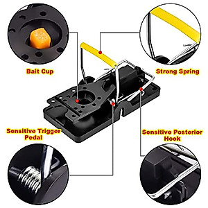 Mouse Traps, Mouse Trap Quick Effectively, Mouse Traps Indoor for Home, Safe Mice Traps for House Indoor, Mouse Traps Outdoor, Mice Trap Safe for Family and Pet 12 Pack