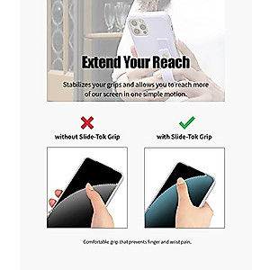 GOOSPERY SlideTok Compatible Case with iPhone 12/12 Pro Card Holder Phone Finger Band Loop Stretch Grip Kickstand 2 Card Storage Dual Layer Protective Bumper Wallet Cover - Purple