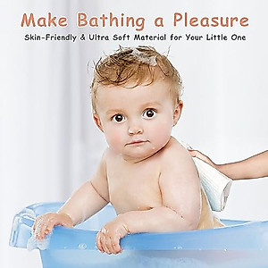 AIDEA Baby Muslin Washcloths-10 Pack, 100% Cotton Washcloth, Newborn Essentials, Soft Baby Washcloths, Absorbent Baby Towel, Bath Face Towels, Burp Cloths, Rags for Newborn, Baby Gifts-White 10" X10"