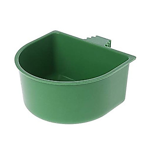 Small Bird Feeder Bird Water Dispenser for Cage, Plastic Bird Water Feeder and Food Feeding Cup Set for Parrots Parakeet Finch