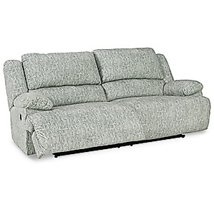 Signature Design by Ashley McClelland Transitional 2 Seat Reclining Sofa, Light Gray