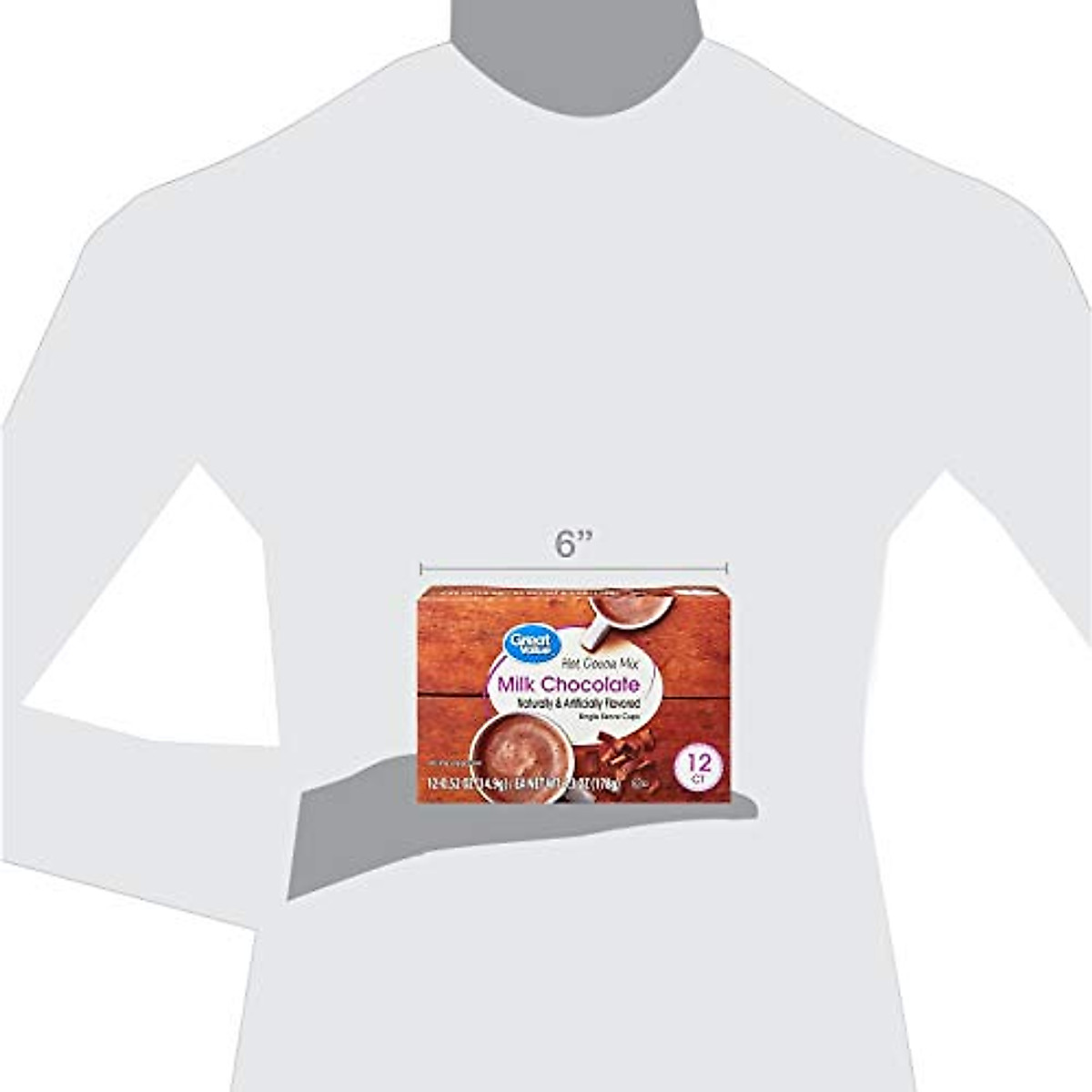 Great Value Cappuccino Coffee and Hot Drink Single Serve Pods, 12 Count (Hot Cocoa, Pack of 2)