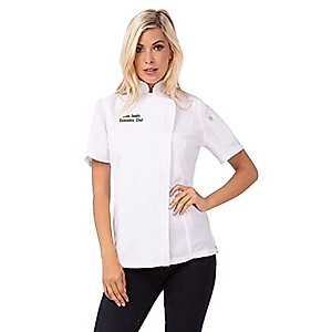 Chef Works Custom Womens Springfield White Chef Coat - M