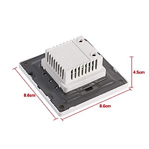 1Pcs Practical Home Wall, Led Dimmer Switch Mounted Knob Lamp Brightness Controller Panel Dimmer Switch New