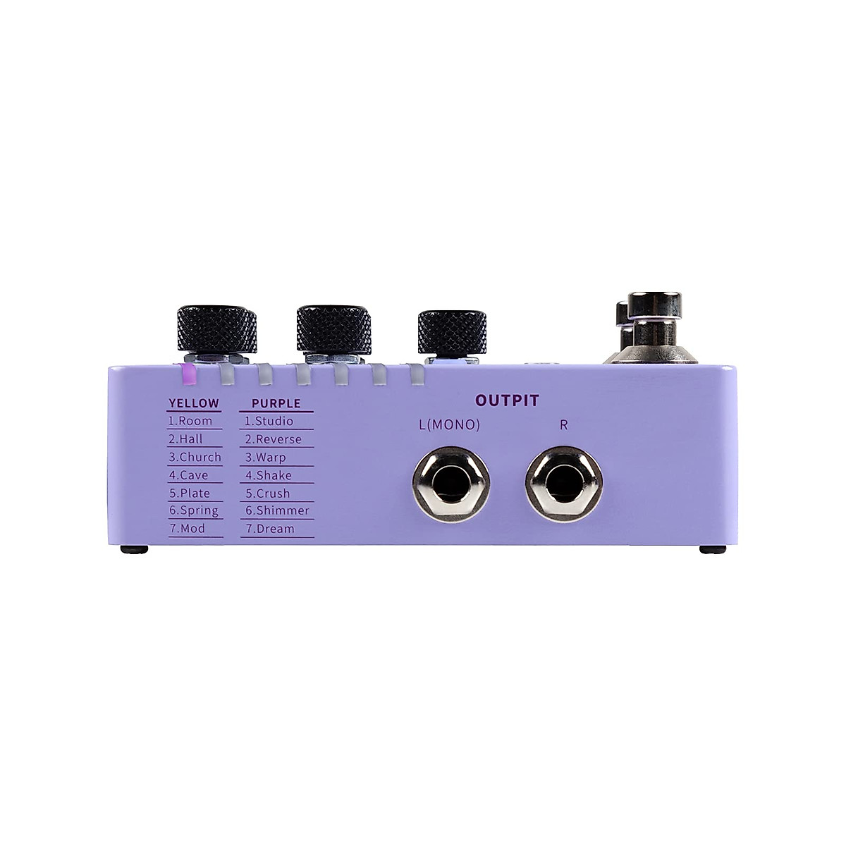 MOOER Reverb X2 Stereo Reverb Pedal Stereo Delay Multi Delay Pedal