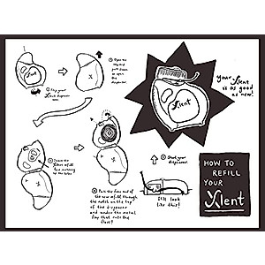 Xlent Expandable Floss Treated Activated Charcoal, Xylitol Natural Based Wax Fresh Mint Flavor | 3 Count (1 50 m Floss Blue Container Plus 2 50 m Refill Bobbins), 3 Count (1 Blister Card+2 Refill)