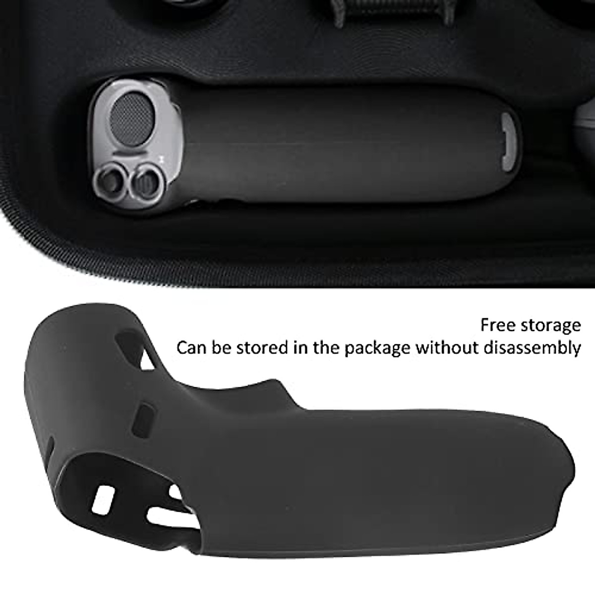 FastUU Joystick Protective Sleeve, Joystick Protector Anti Drop Ergonomic Anti Scratch Soft for FPV(Black)