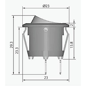 HQRP On Off Power Switch Compatible with Hoover Windtunnel UH70815 UH70819 UH70821 UH70829 UH70832 UH70839 UH71250 UH71230 UH70817 Wind-Tunnel-2 Upright Vacuum Cleaner