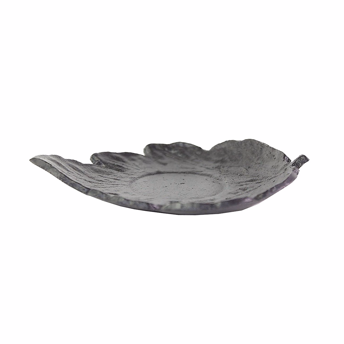 2 Sado Black Leaf Teacup Saucer+2 Green Polka Dot Hobnail Japanese Cast Iron Tea Cup Teacup