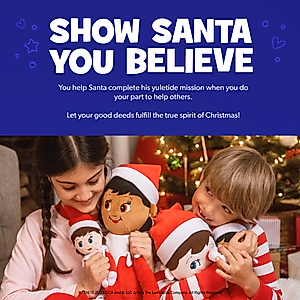 The Elf on the Shelf Plushee Pals - 17-inch Scout Elf Plush Toys - Huggable and Lovable Stuffed Brown Eyed Boy Elf Plush
