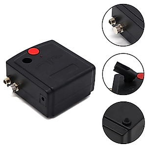 Psipro Mini Airbrush Kit Black Dual-Action Air Brush Gravity Feed Airbrush for Makeup Art Craft Nails Cake Decorating Modeling Tool with Airbrush Cleaning Set