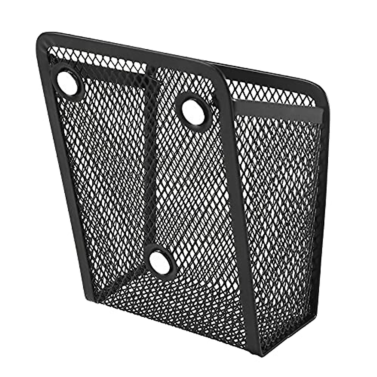 Sanpaint Magnetic Pencil Holder,Mesh Stainless Steel Pen Basket, Metal Writing Utensil Storage Organizer for Whiteboard,Blackboard,Kitchen, Locker, Home, or Office