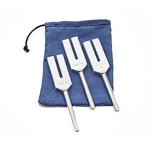 Angel Tuning Forks for Healing, 4160 hz, 4225 hz & 4096 hz (aka Crystal Tuner), Connect with Higher Energies and Frequencies, Made in the USA