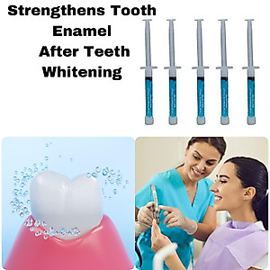 Remineralization Gel - 5 Syringes of Gel. Remineralizing and Reduces Teeth Sensitivity After Teeth Whitening Treatment