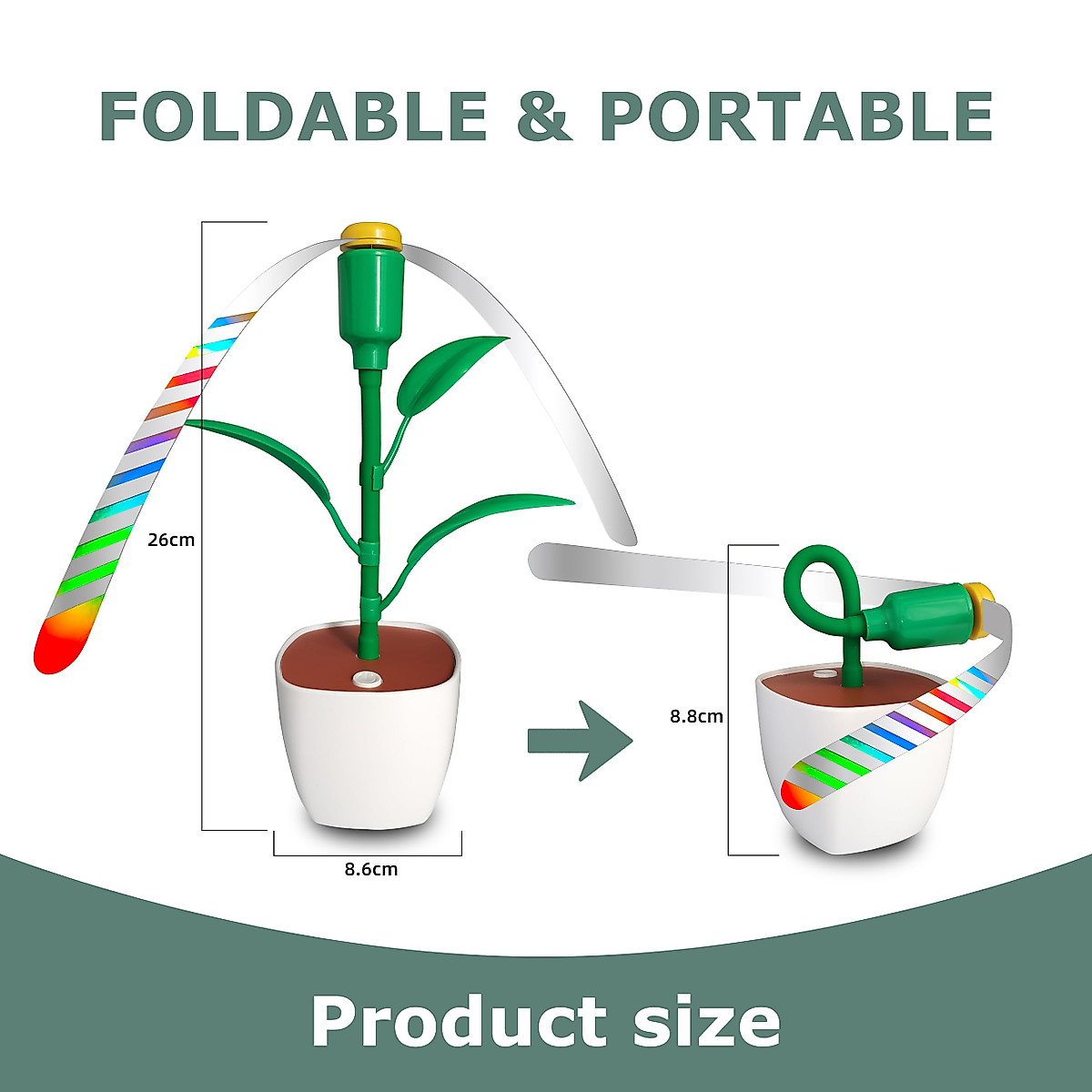 4PCS Fly Fans for Tables, Fly Repellent Fan to Keep Flies Away, Retratavle Food Fans for Camping, Picnic, Outdoor or Indoor Meals(Flowerpot Modeling)