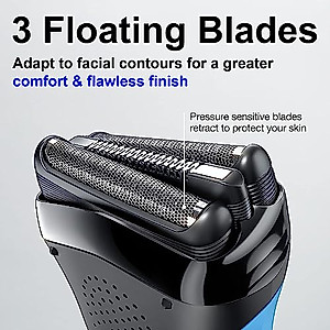 Series 3 Replacement Head for Braun Electric Shaver -21B- Compatible with Braun Electric Razors 300s, 310s, 3010BT (2 Pack)