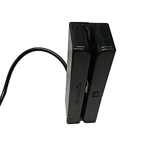Magnetic Stripe Card Reader, USB 3-Track Mini MSR Card Reader Swiper for Access Control POS System Cashier Registry