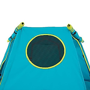 TP Toys Explorer 2 Climbing Set Jungle Gym with Platform and Tent, Blue, 850