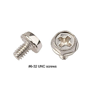 SSD HDD Holder 2.5 to 3.5 Mounting Bracket Hard Drive Adapter (2 Pack) (Black)