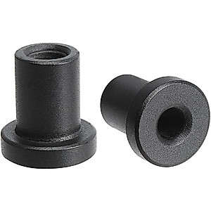 Mairuker Sliding Barn Door Hardware 1.38in Black Spacer Replacement Barn Door Hardware Kit with Screws for 16" Stud Wall (Set of 5)