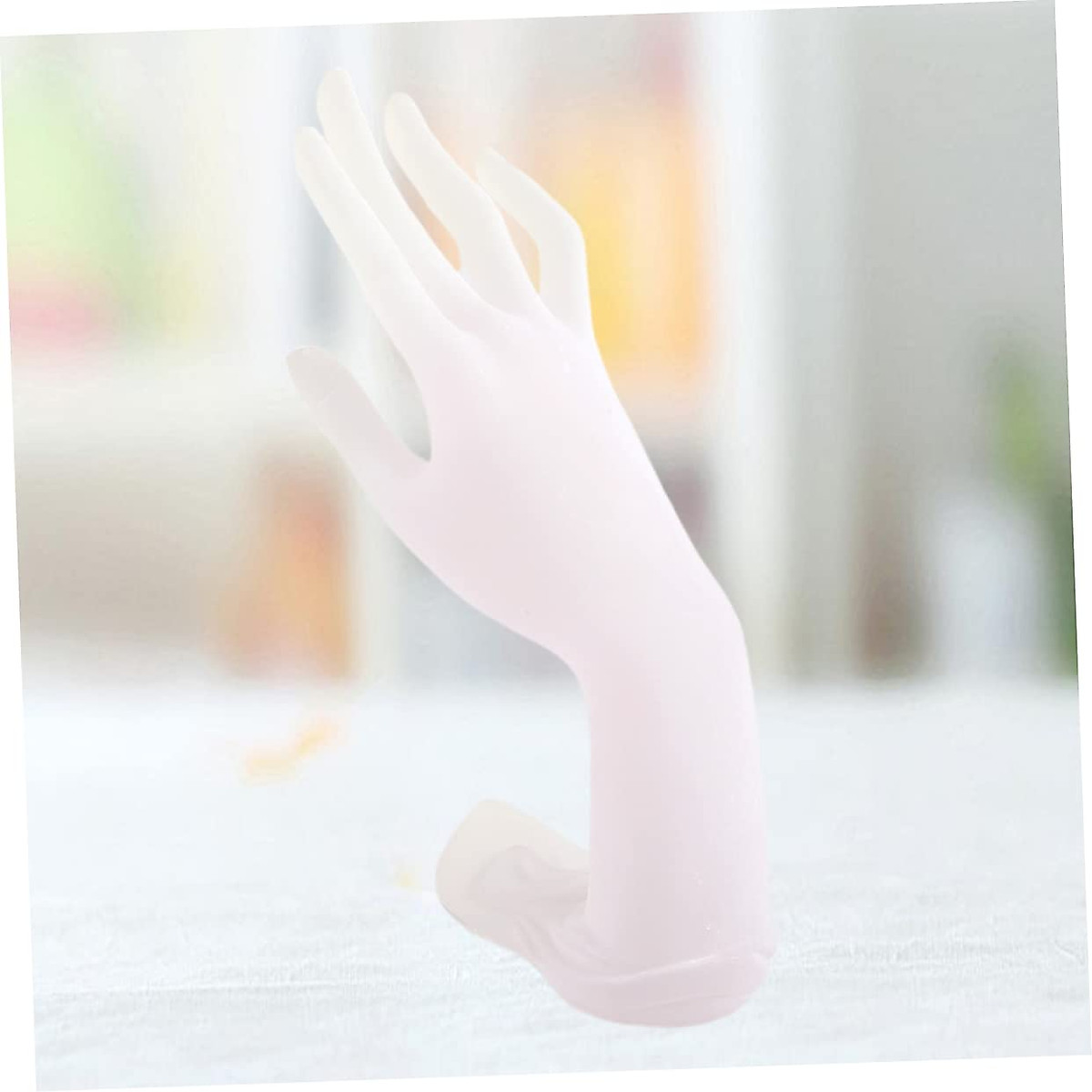 Cabilock Resin Hand Model Mannequin for Jewelry Display Matte Finish Stand for Rings Bracelets