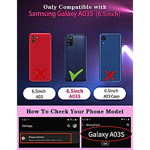 Goocrux for Samsung Galaxy A03S Case Skeleton for Women Girls Cute Skull Girly Phone Cover Gothic Design Aesthetic with Slide Camera Cover Funny Cool Cases for Galaxy A03S 5G 6.5''