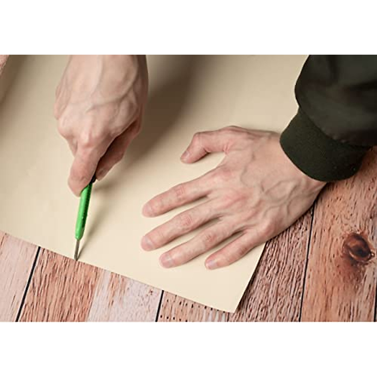 Kate Seamless Paper Backdrop for Photography Beige Cream Photo Backdrop Paper (53''x32.8' Ivorine)