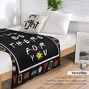 Friends Blanket Show Gifts to Friends Throw Blanket Ultra-Soft Micro Fleece Blanket The Office Blanket Fleece Bed Blankets All Season for Couch