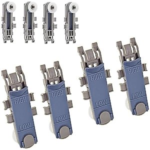 8561996 4 Pack Dishwasher Upper Rack Wheel Mount - Replacement 8561996 WP8561996 PS973972 W11157084 B0050O2HIO B00JLMM1V4 Compatible with Whirlpool Maytag KitchenAid Magic Chef