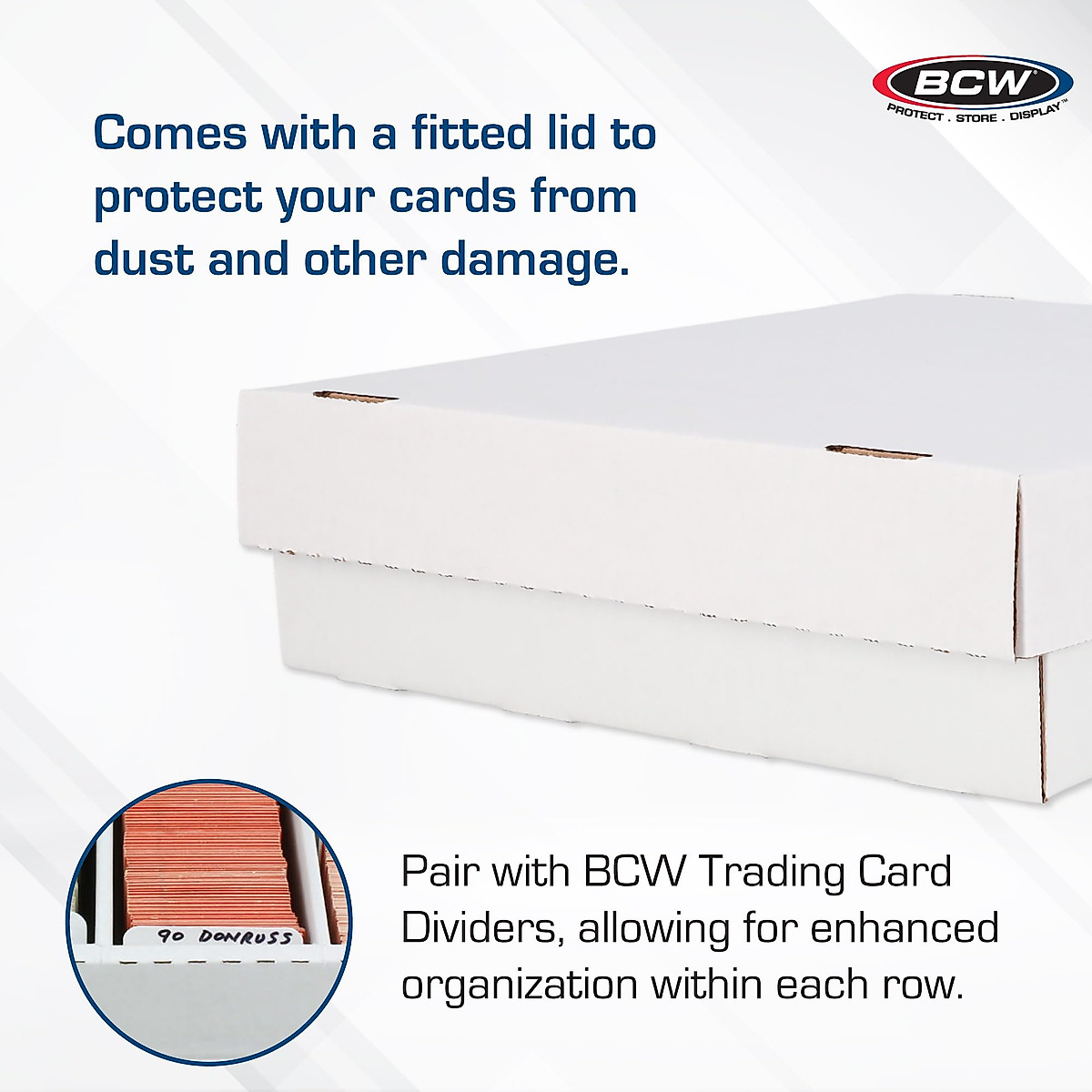 BCW Monster Box - 3ct Trading Card Storage Box | Holds 3200 Cards | Sports & Trading Card Storage